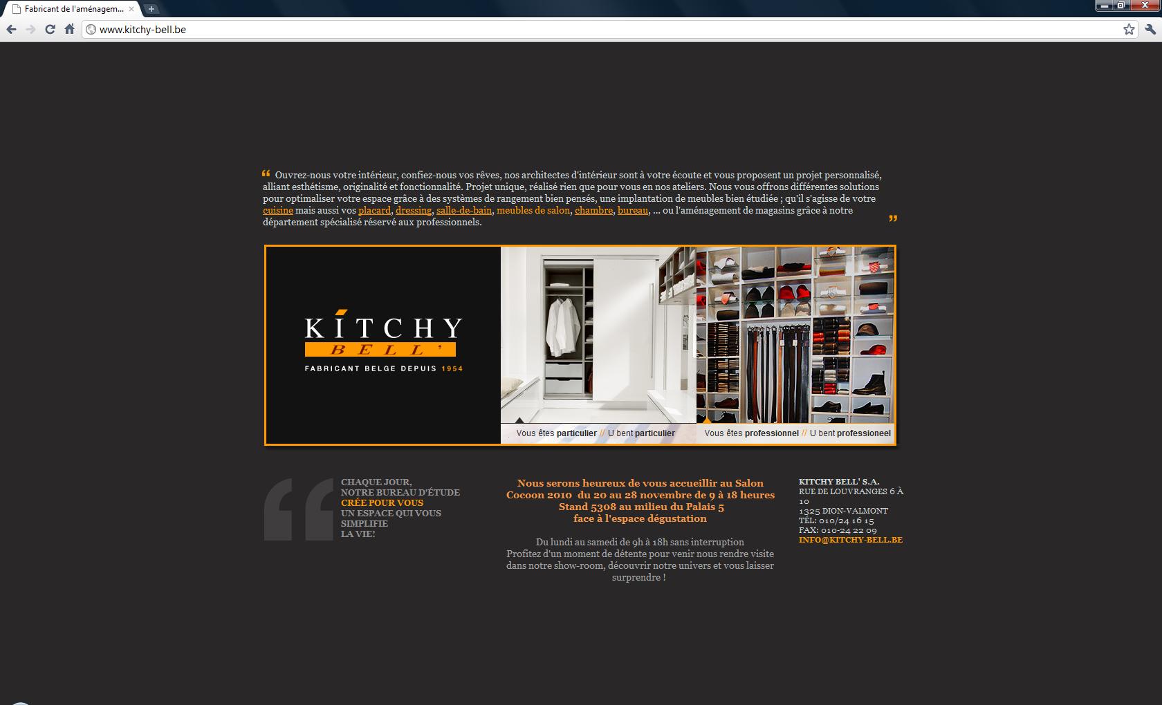 Le nouveau site de Kitchy Bell est en ligne - fabricant d'aménagements ...